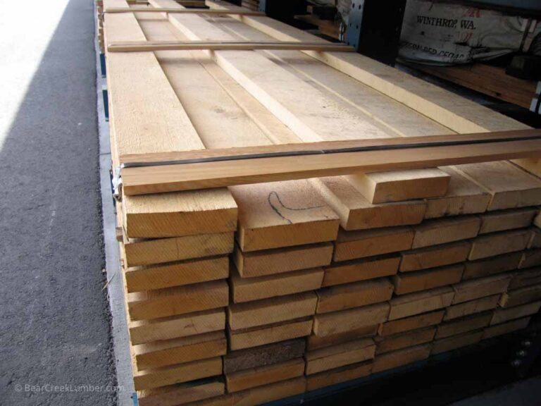 Raw Lumber - Bear Creek Lumber