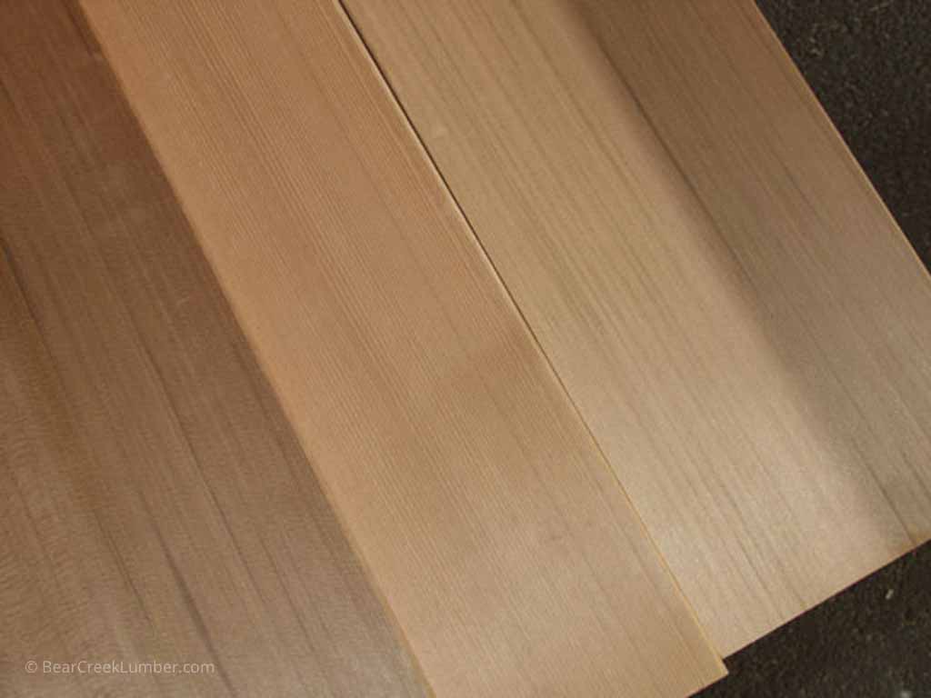 Western Red Cedar : Raw Lumber : Boards : Surfaced Four Sides (S4S ...