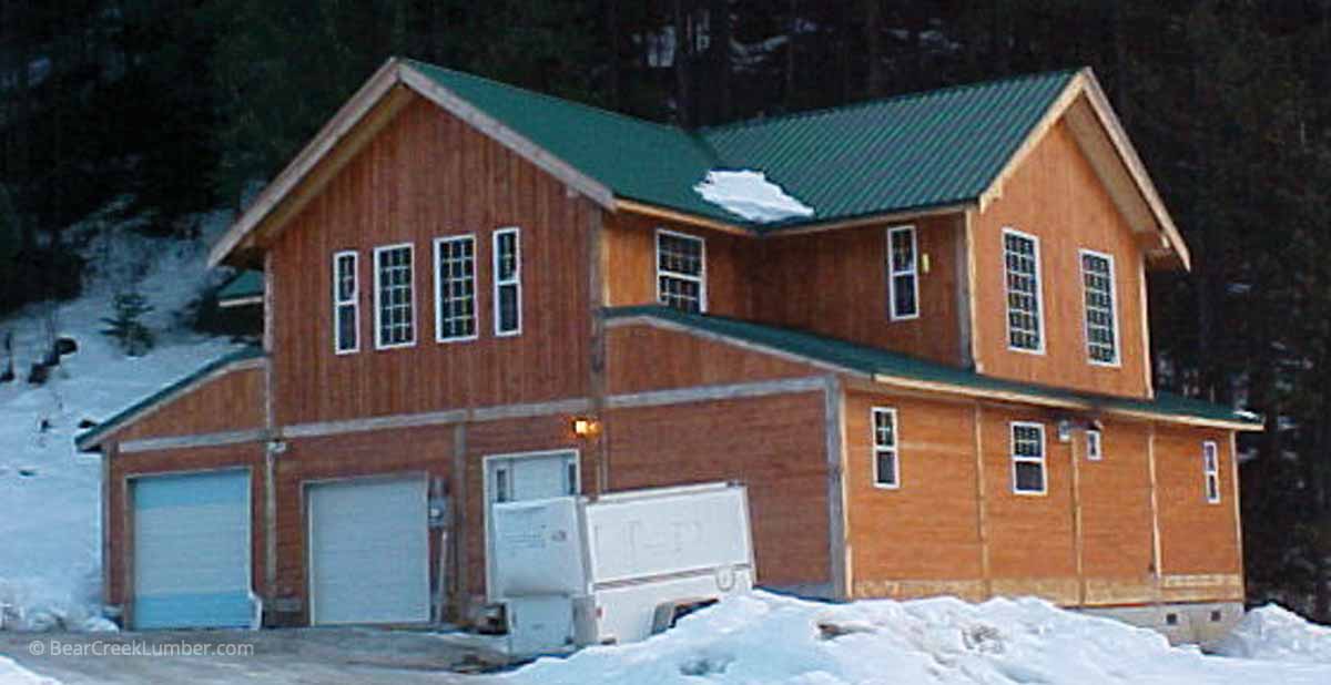Exterior Ponderosa Pine : Products In Application : Siding - Bear Creek ...